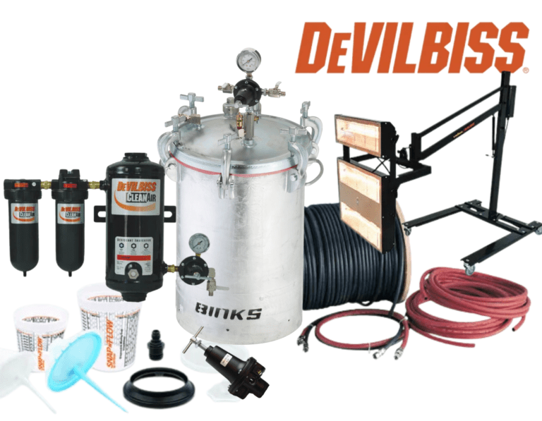 Pistolas manuales de pintura de uso automotriz e industrial